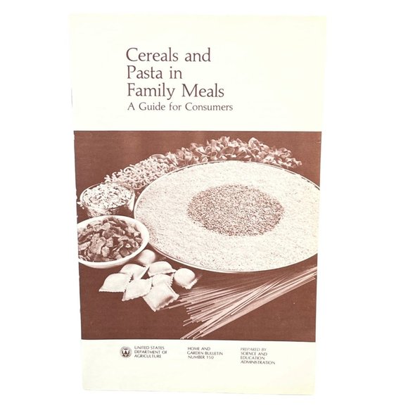 Kitchen | Vtg Cereals And Pasta In Family Meals Consumer Guide Recipe ...